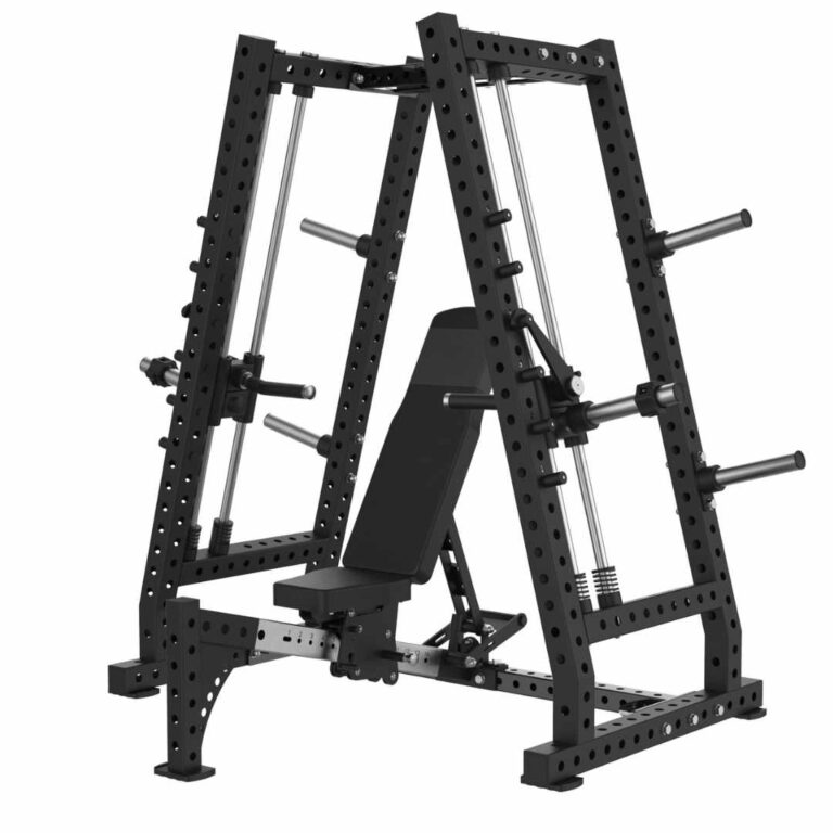 Extreme Fitness Plate Loaded Dual Chest Shoulder Smith Press Machine ...