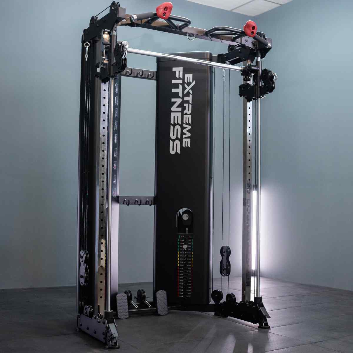 Explore the Extreme Fitness Folding Smith Dual Pulley Machine