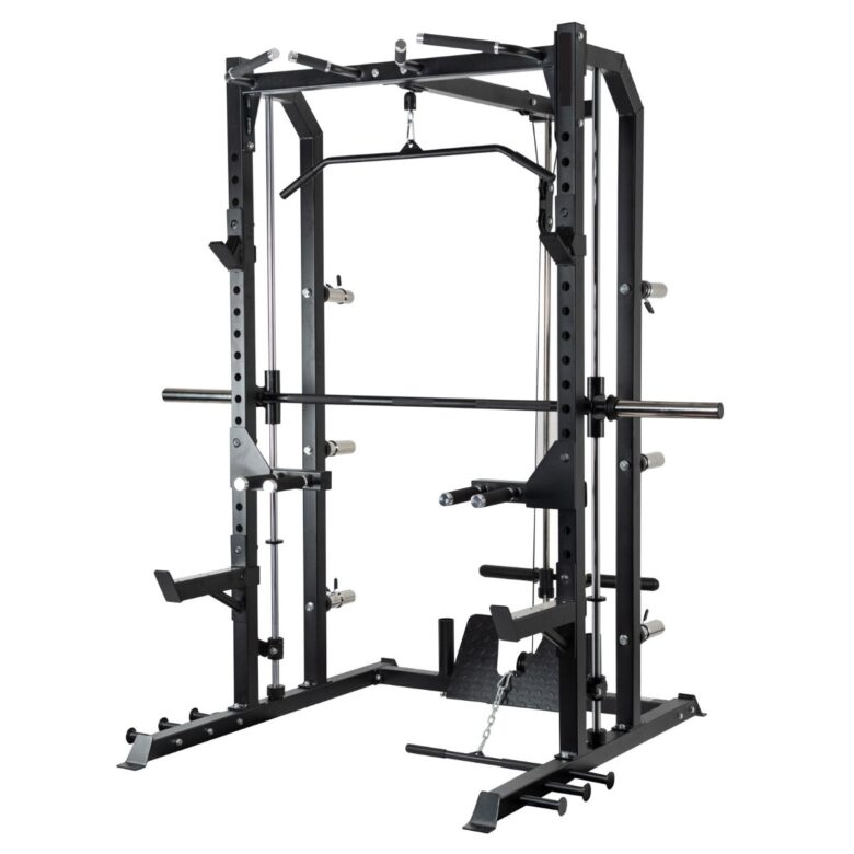 EXTREME FITNESS POWER RACK WITH SMITH MACHINE AND PULLEY SYSTEM ...
