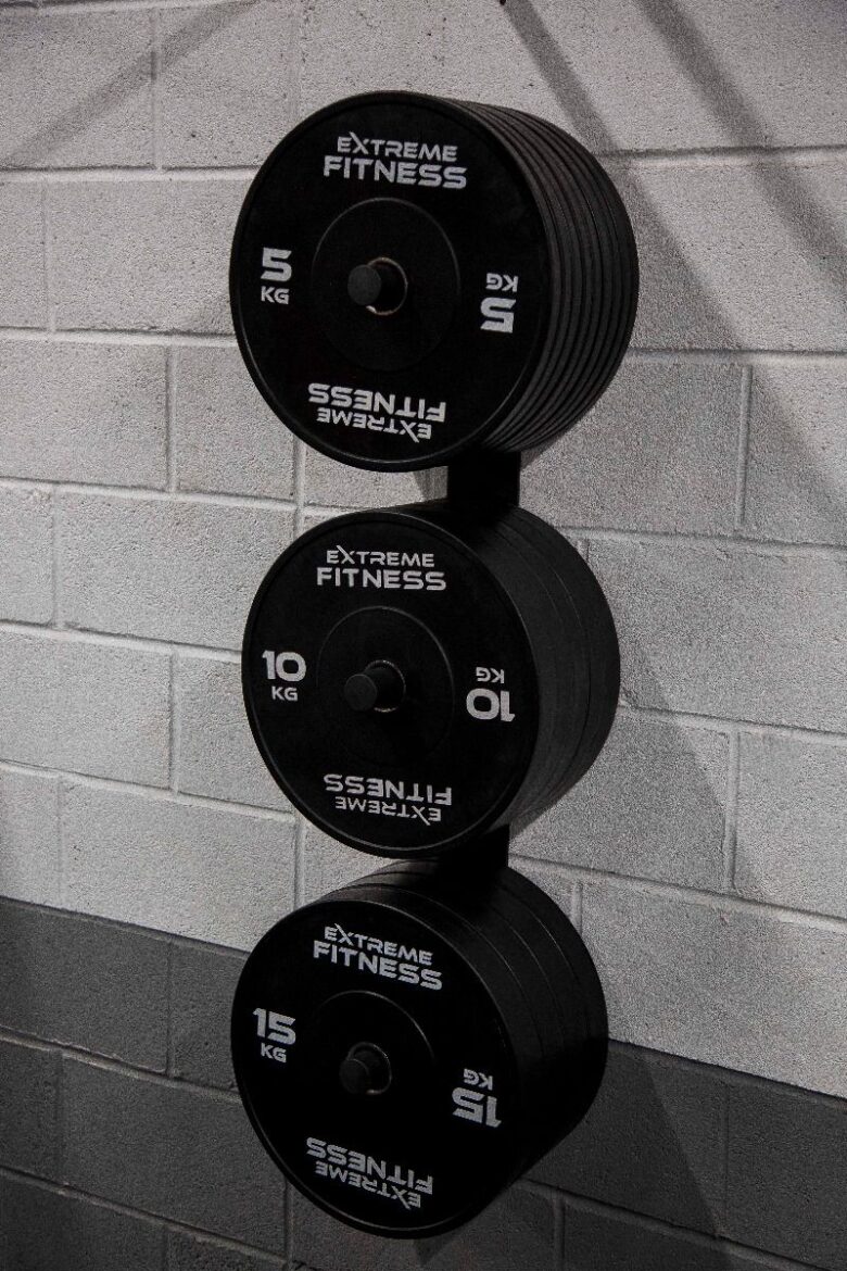 EXTREME FITNESS BUMPER PLATE WALL MOUNT - Extreme Fitness