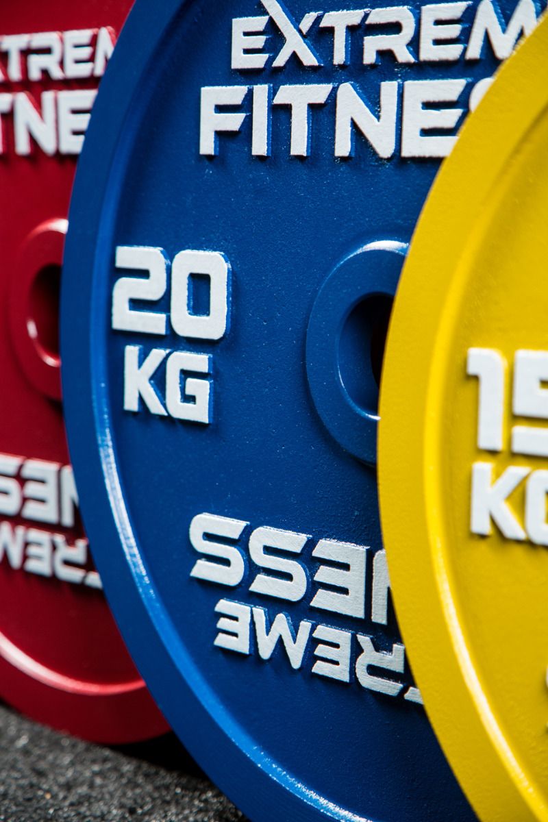 Extreme Fitness Calibrated Weight Plates for Powerlifting Performance