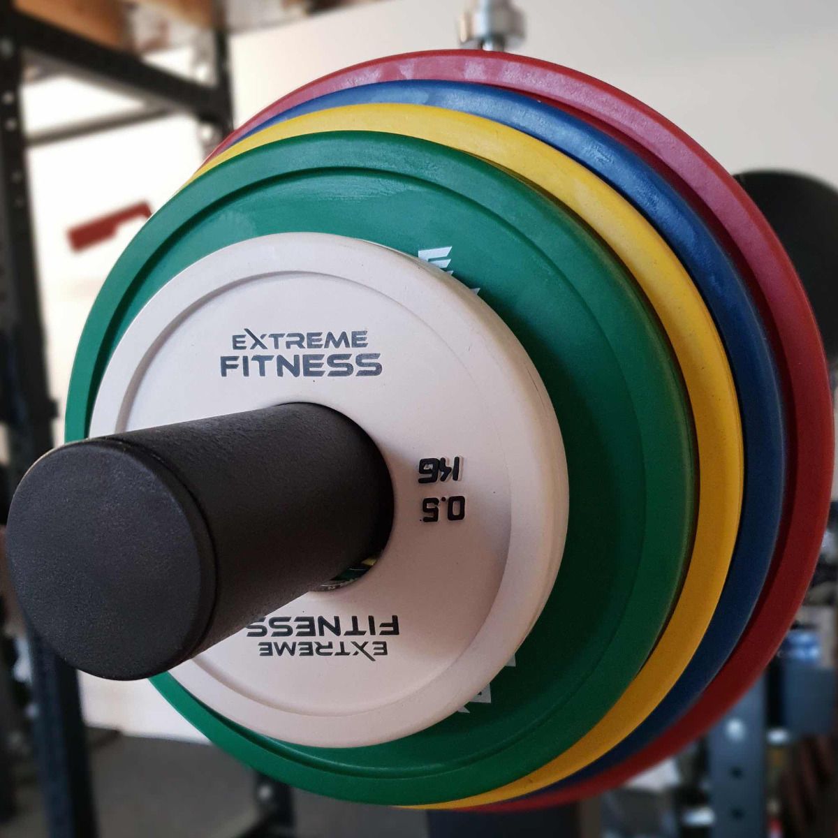 Extreme Fitness Rubber Colour Change Plates for Weightlifting