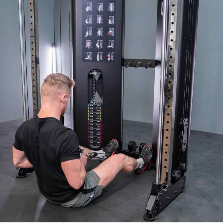 Explore the Extreme Fitness Folding Smith Dual Pulley Machine