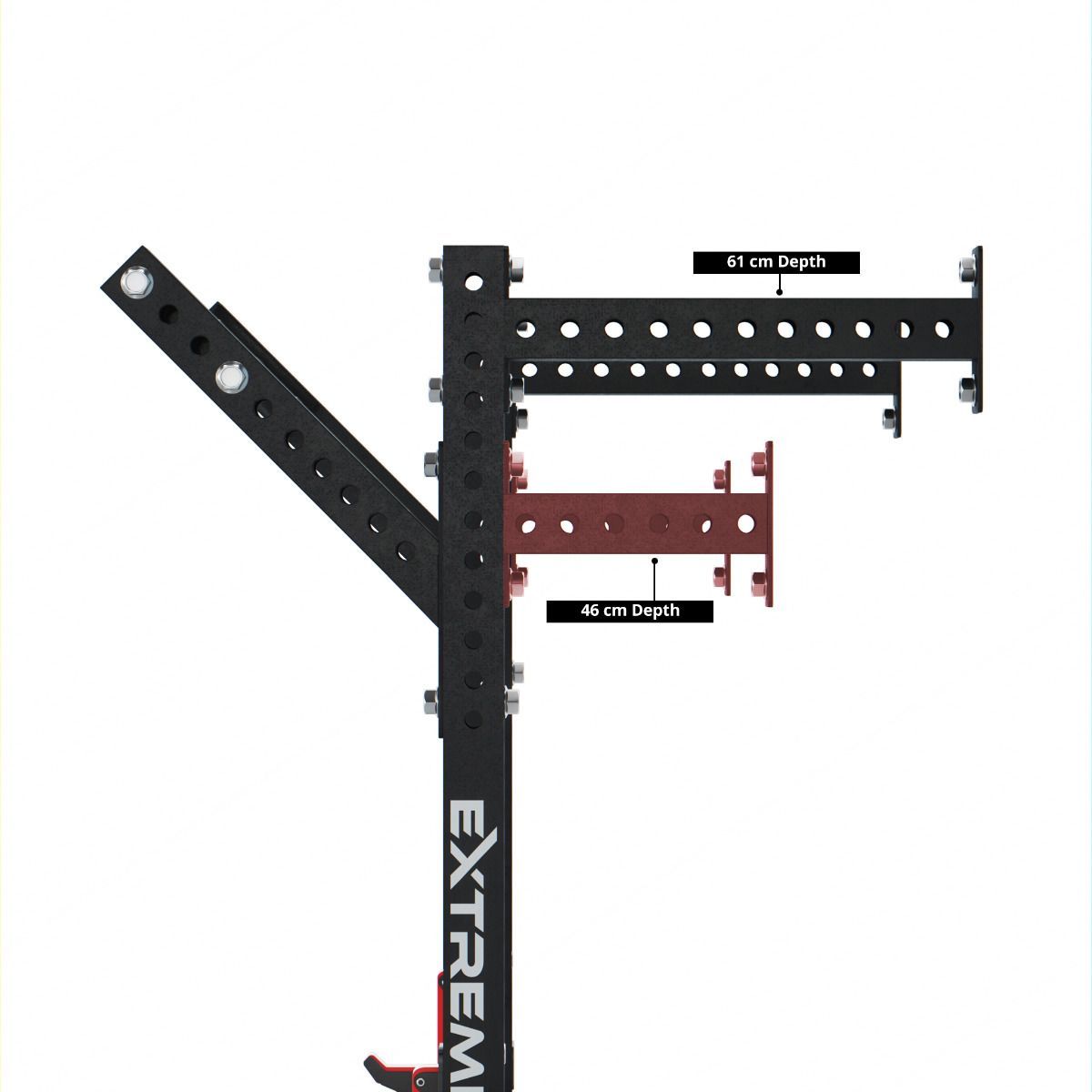 EXTREME FITNESS EX-SWR-100 SLIM WALL MOUNTED RACK - Extreme Fitness