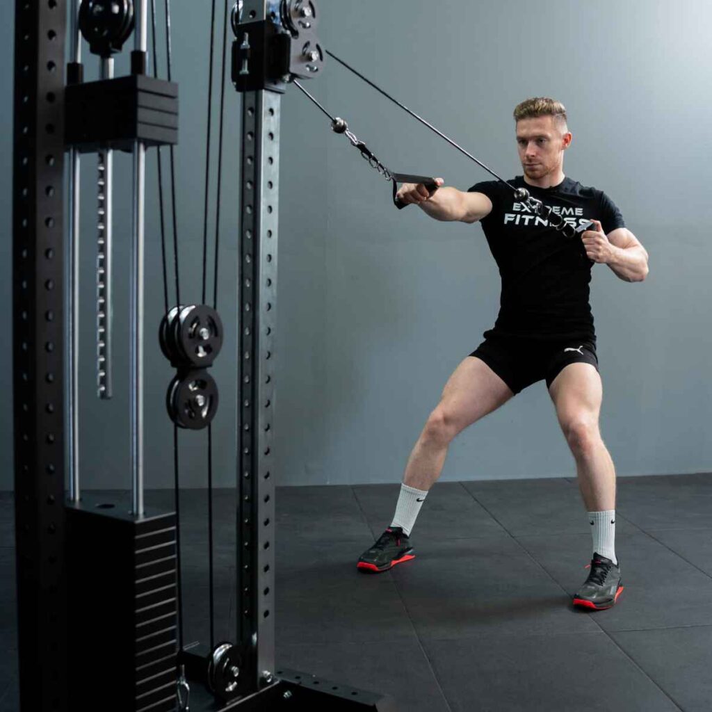 Extreme Fitness Single Cable Tower Pulley Machine