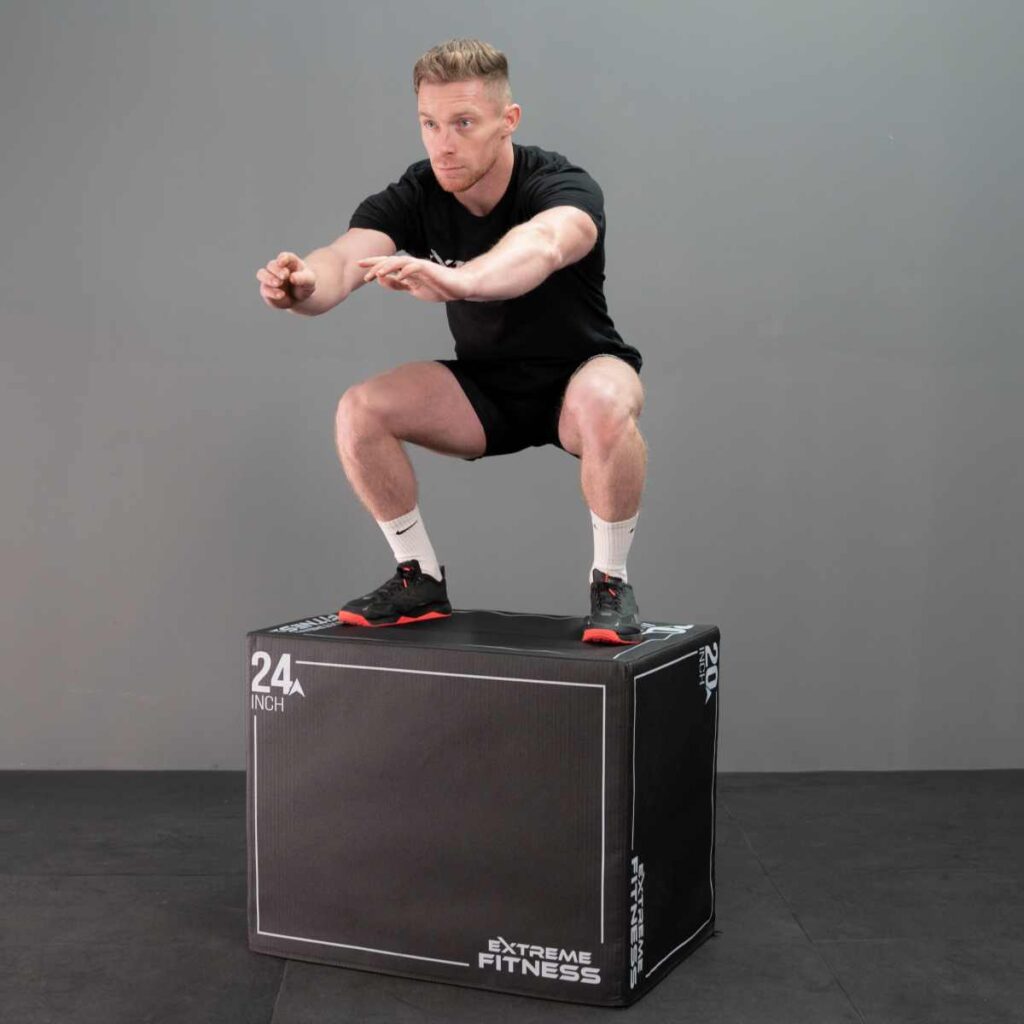 Extreme Fitness 3 in 1 Soft Foam Plyo Boxes for Safety