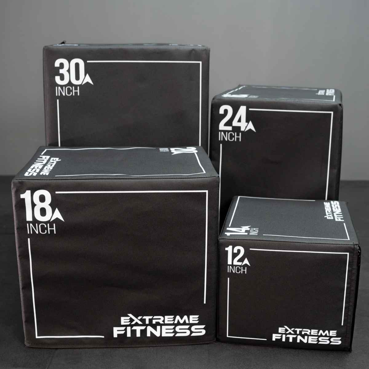 Extreme Fitness 3 in 1 Soft Foam Plyo Boxes for Safety