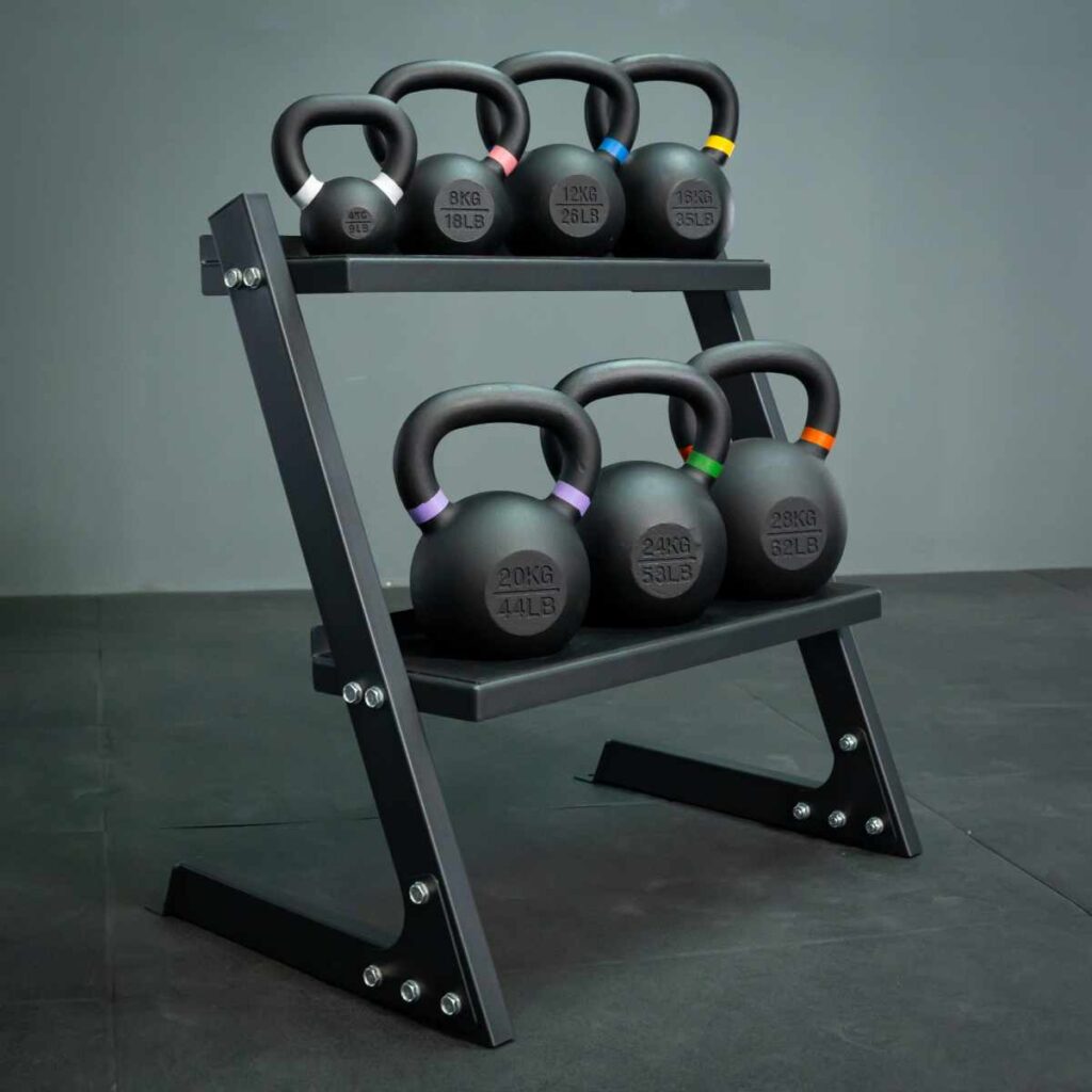 Extreme Fitness Kettlebell Storage Rack for Home & Gym