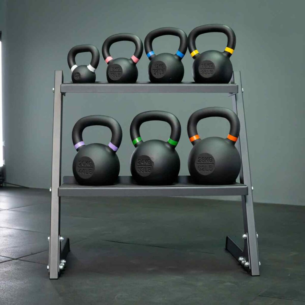 Extreme Fitness Kettlebell Storage Rack for Home & Gym